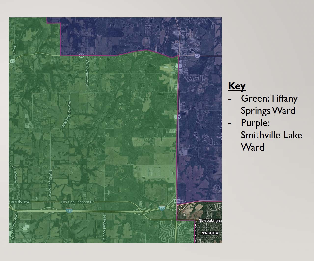 Two Platte City Wards Assigned to Liberty Stake - Liberty Missouri Stake